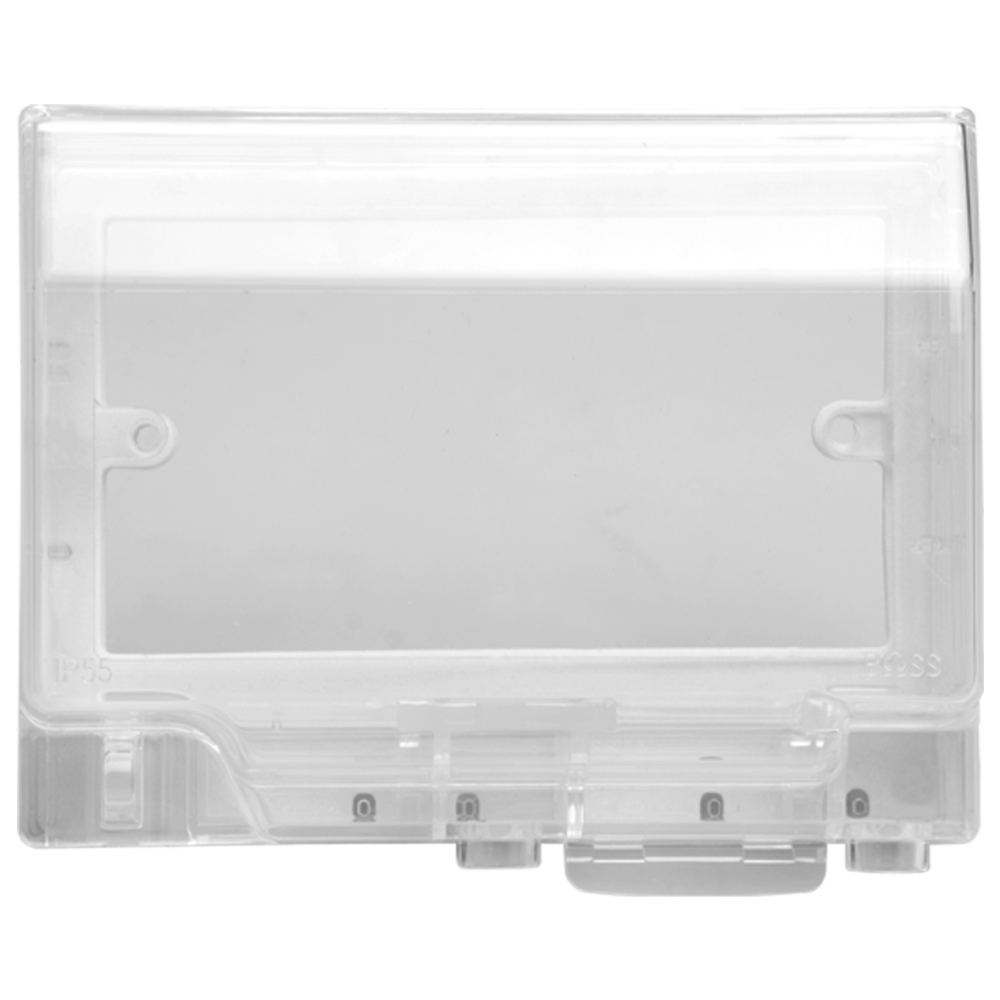 Twin IP55 Transparent Splash Cover