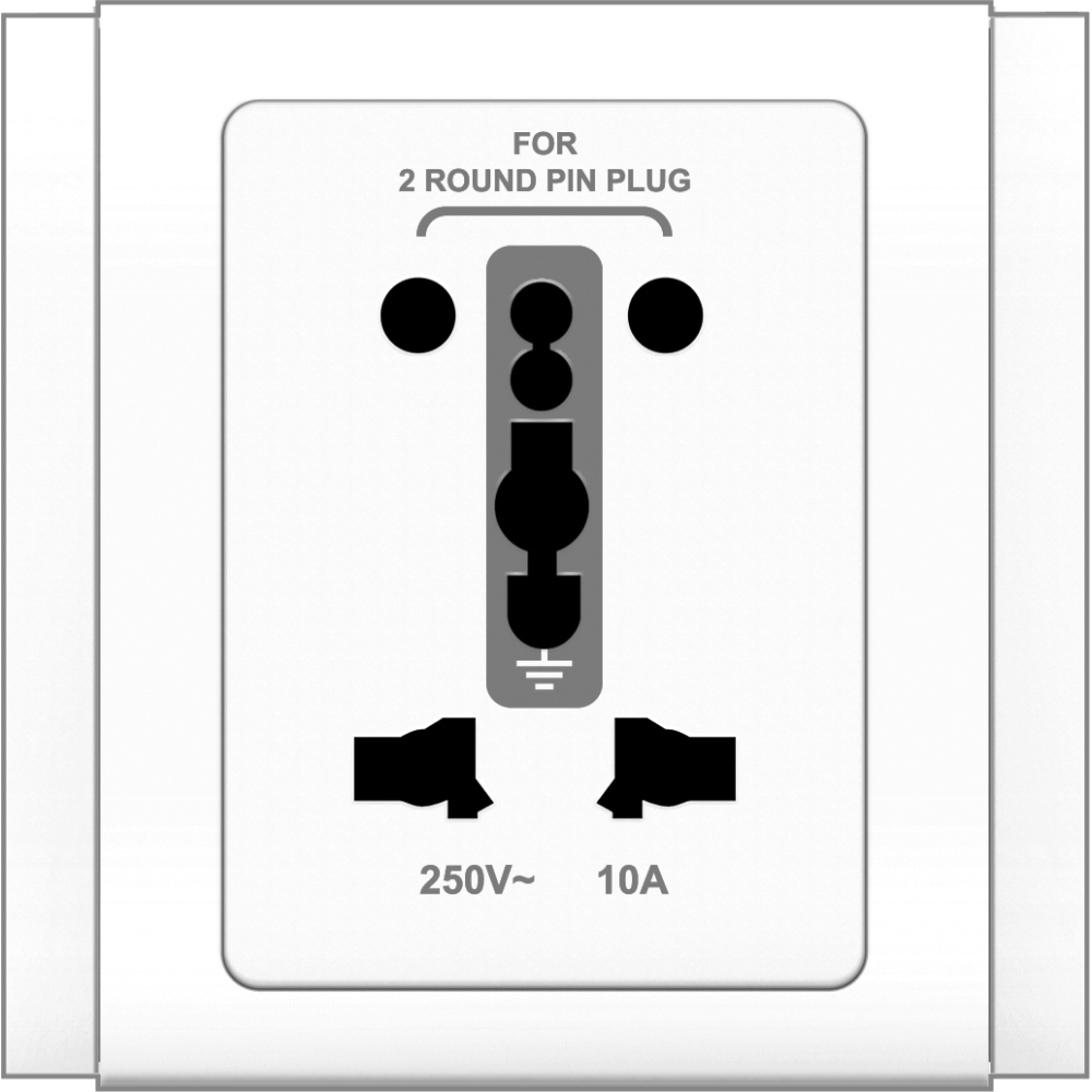 B3000 International Socket Outlet (White)